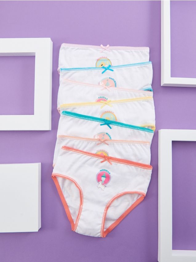 Majtki 7 pack Kolor wielobarwny - SINSAY - 9024P-MLC