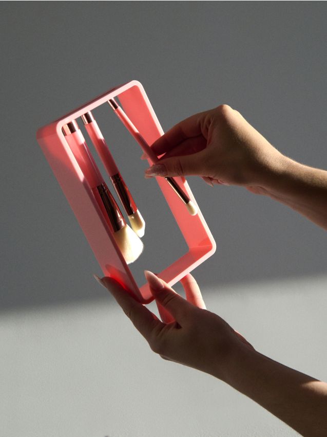 Set de 4 pensule de machiaj Culoare roz-pastel - SINSAY - 915AY-03X