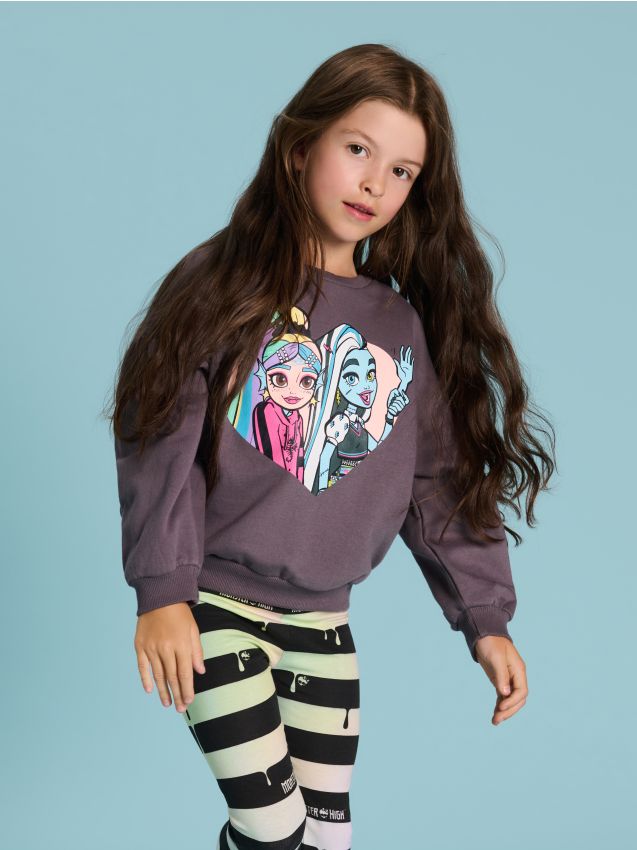 Gornji dio trenirke Monster High Boja tamnosivo - SINSAY - 971BZ-90X