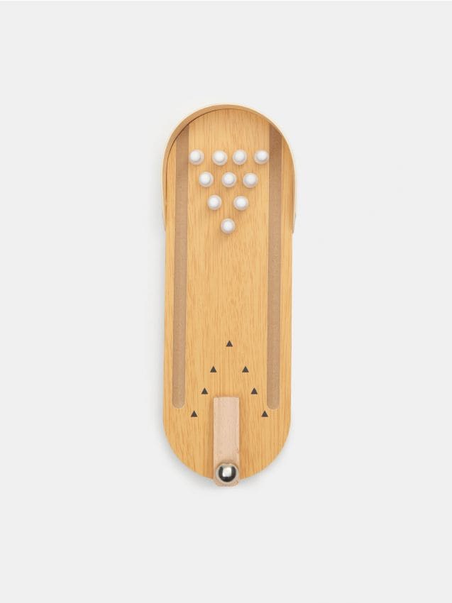 Gra mini kręgle Kolor beżowy - SINSAY - 9781I-08X