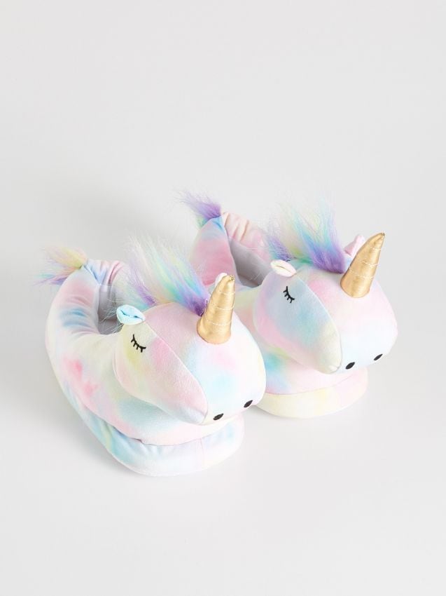 Papuci de casă inorog Culoare multicolor - SINSAY - VJ776-MLC