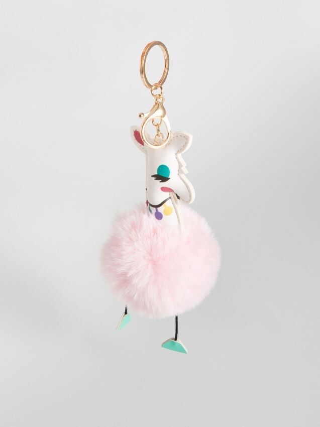 Fluffy keychain Farbe Pink - SINSAY - VJ796-03X
