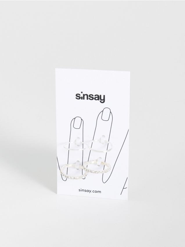 RING Колір сірий - SINSAY - VT860-09X