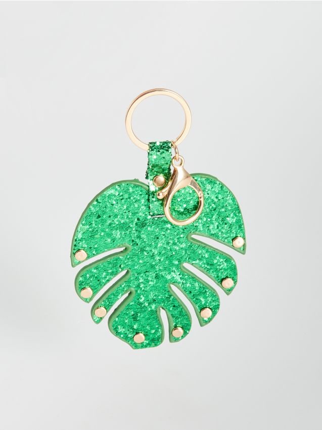 Pakabukas raktams su monsteros lapu Spalva žalia - SINSAY - VX820-77X