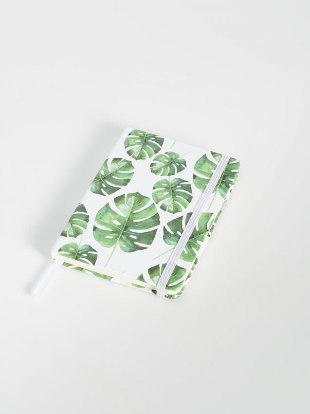 Monstera leaf notebook Color green - SINSAY - VX903-77X