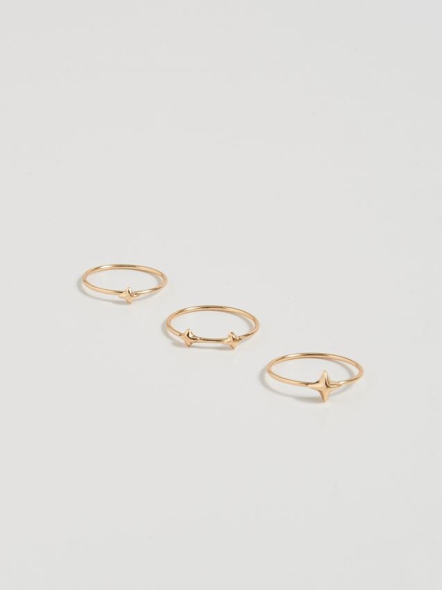 Minimalist rings Farbe Beige - SINSAY - WD463-08X