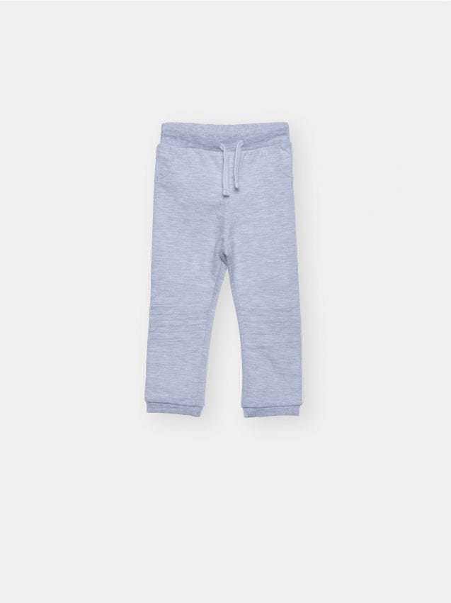 Dresowe joggery z przeszyciami Kolor szary - SINSAY - XM943-09M