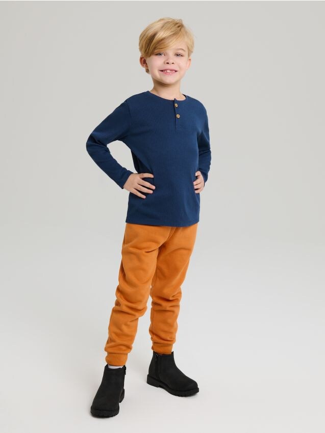 Koszulka z długimi rękawami Kolor brązowy - SINSAY - XX620-88X