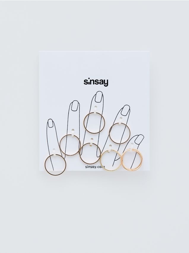 Ring set Farbe Gold - SINSAY - YP262-GLD