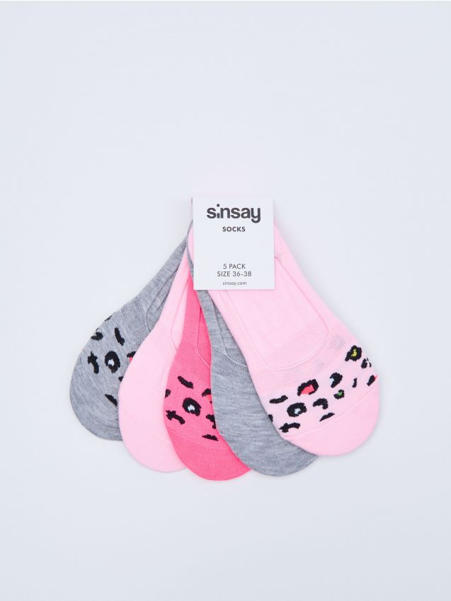 5 pack skarpetek Kolor wielobarwny - SINSAY - YT615-MLC